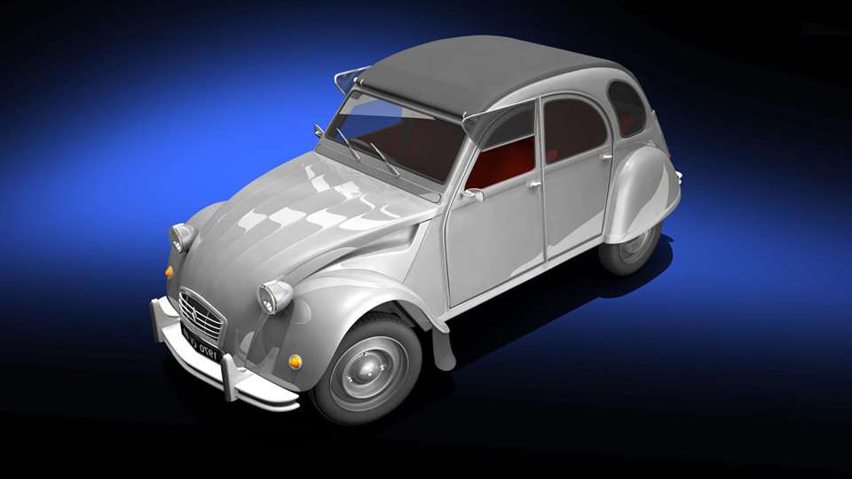 ArtStation - 2CV Citroën