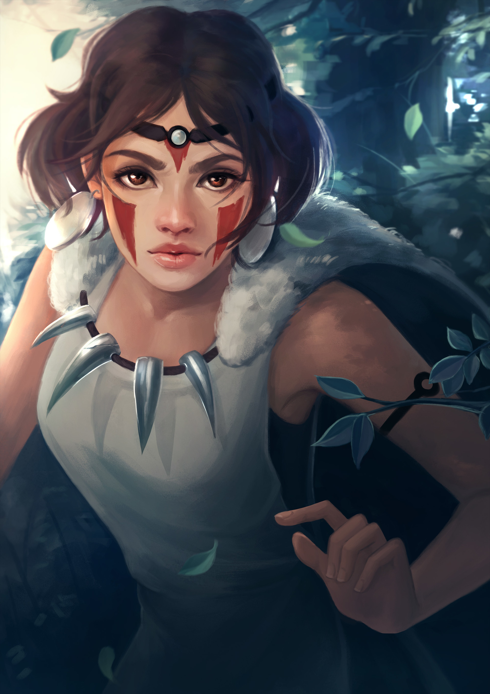 ArtStation - Princess Mononoke
