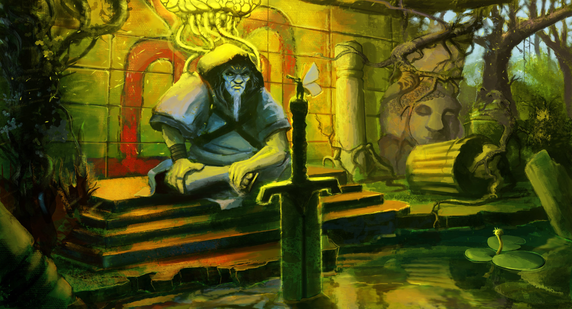 ArtStation - a magical place, illustration