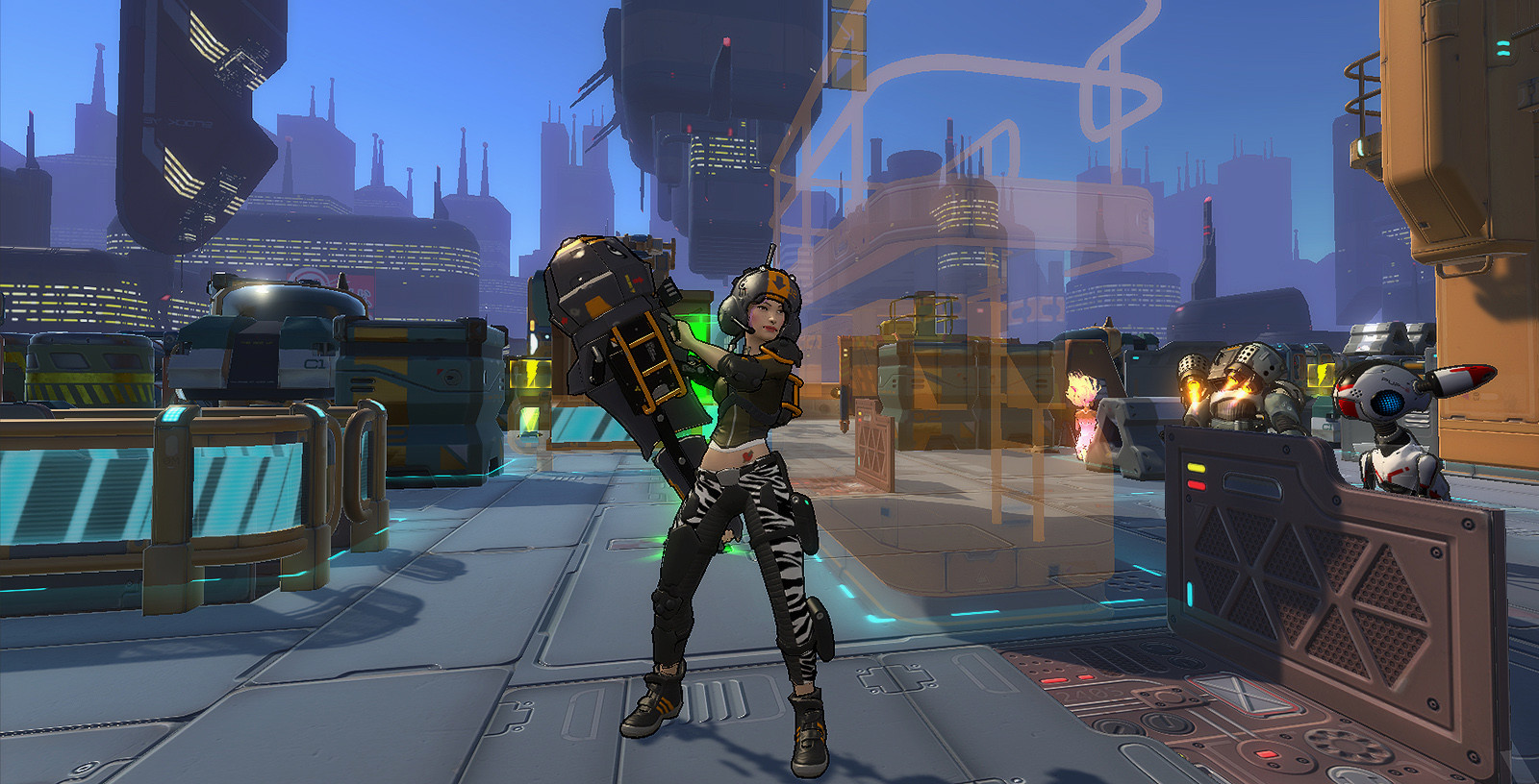 Darren Pattenden - 'Zuki' character from upcoming game 'Atlas Reactor'.