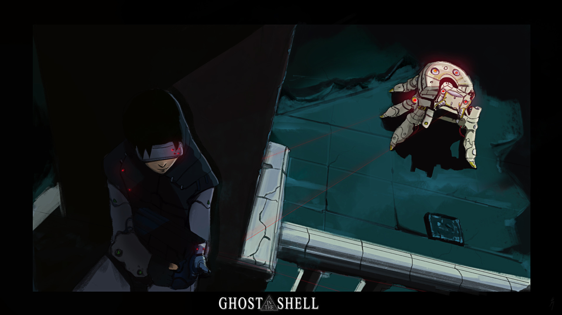 ArtStation - Ghost in the Shell fan art