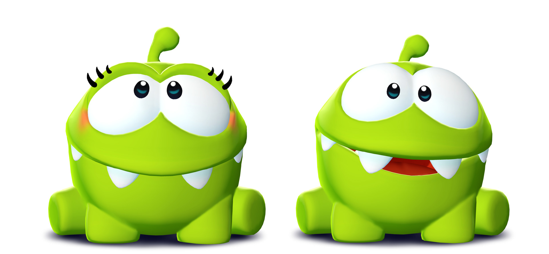 Zoobe Characters - Omnom and Omnelle - Cut the Rope
