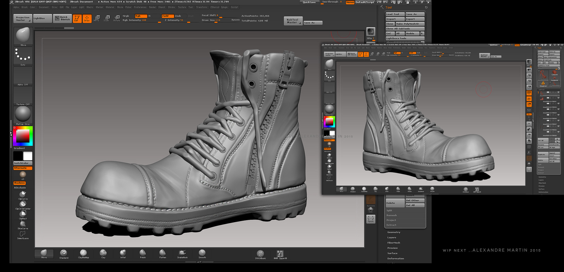 ArtStation - shoes zbrush