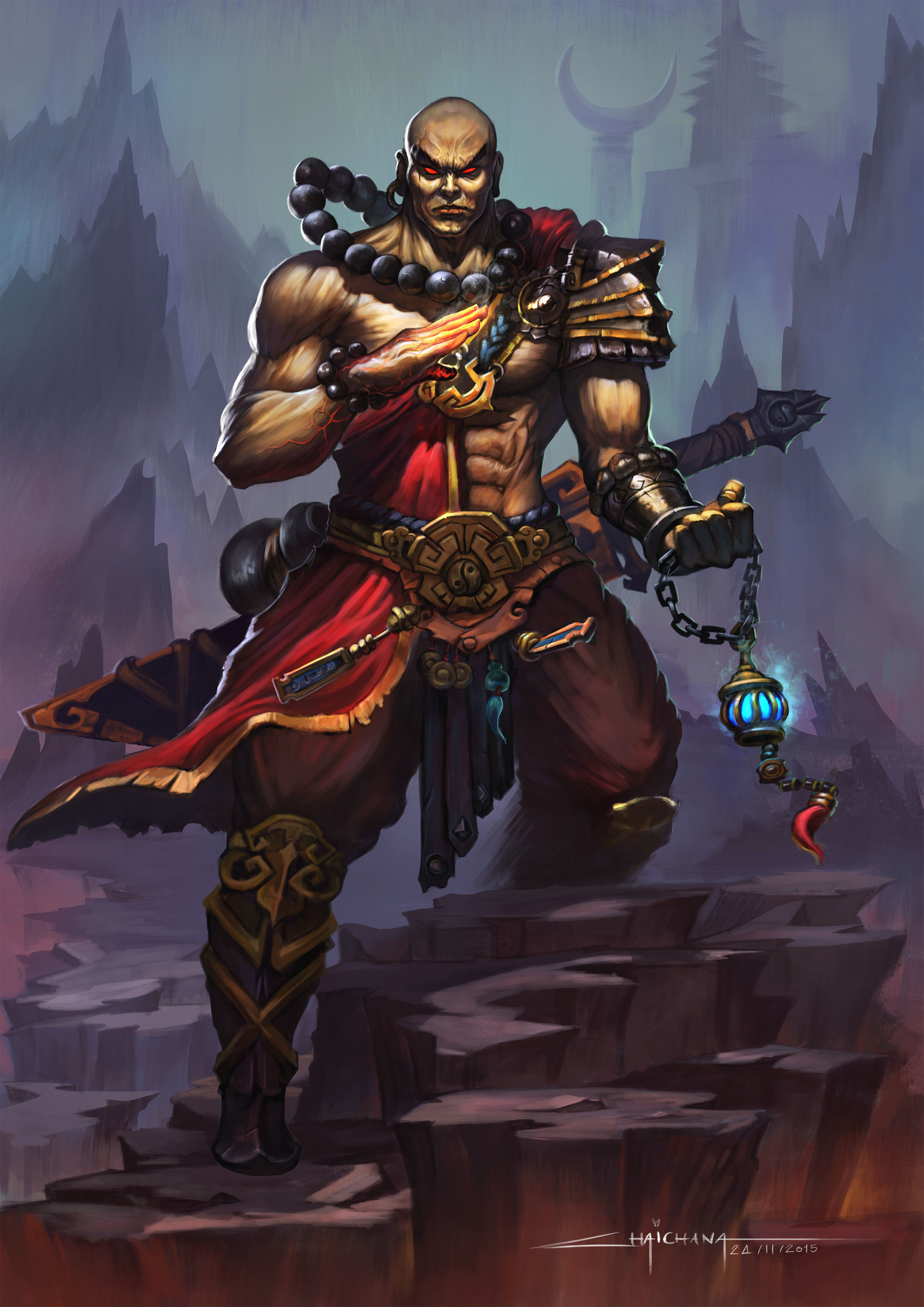 ArtStation - Monks warrior