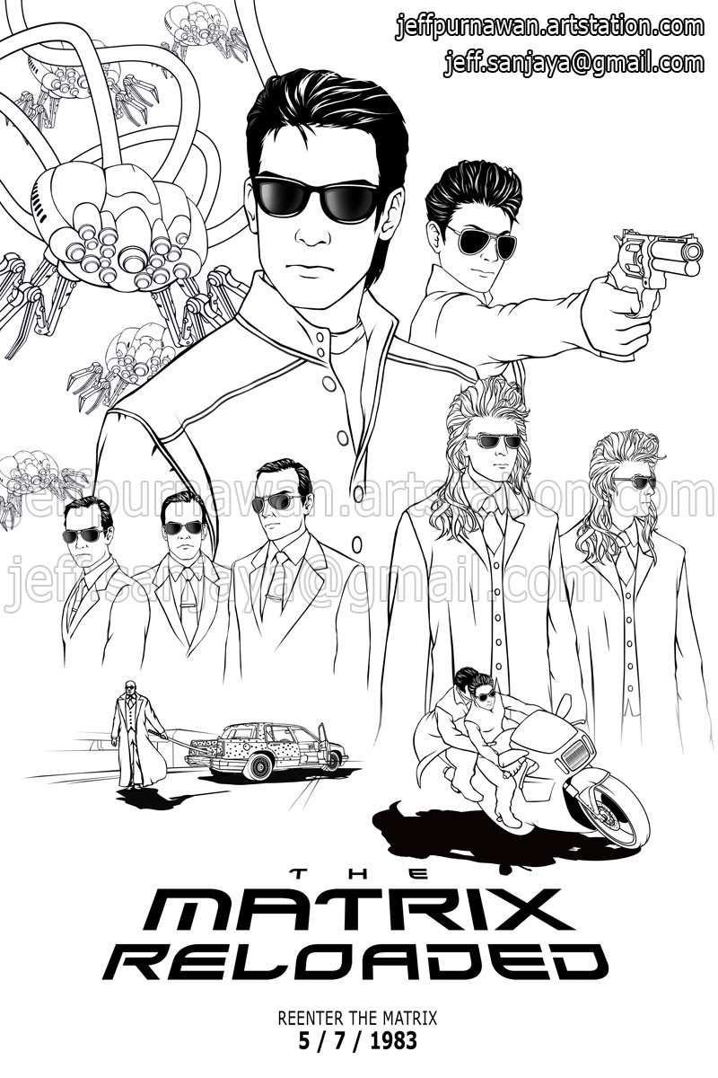 free matrix coloring pages