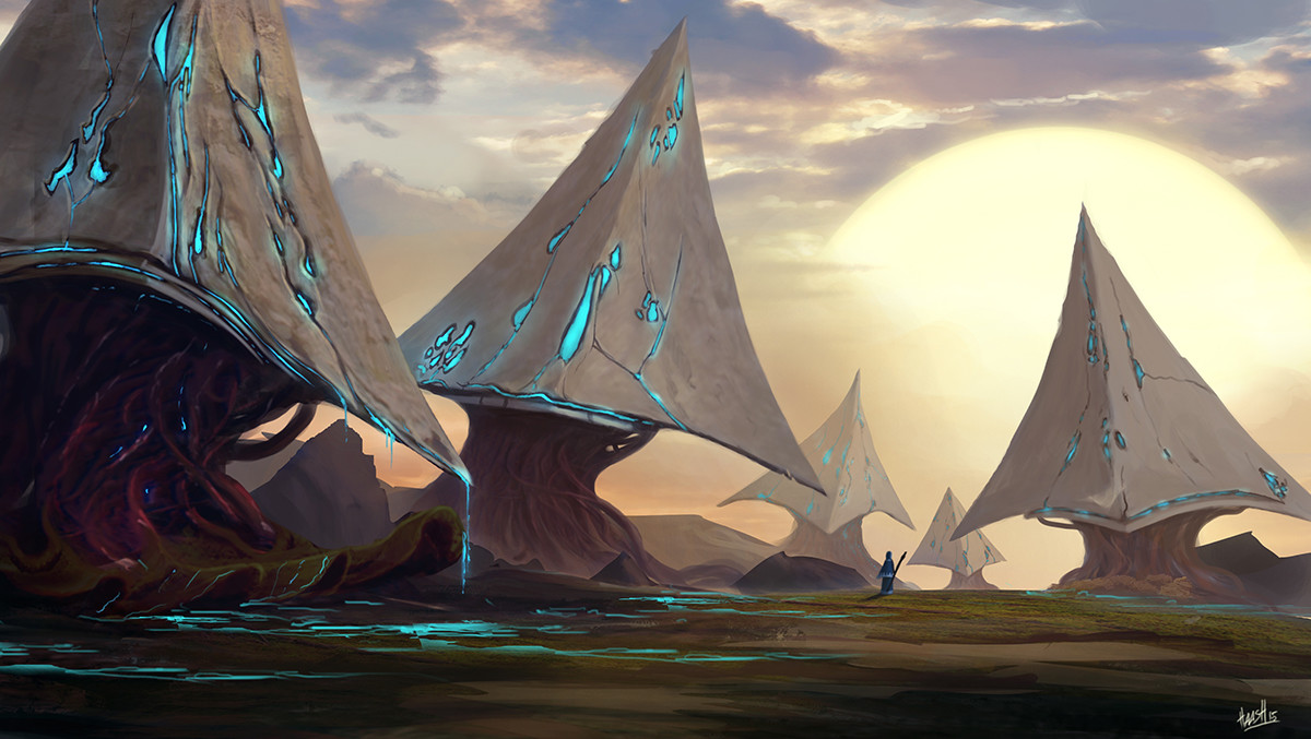 ArtStation - alien planet