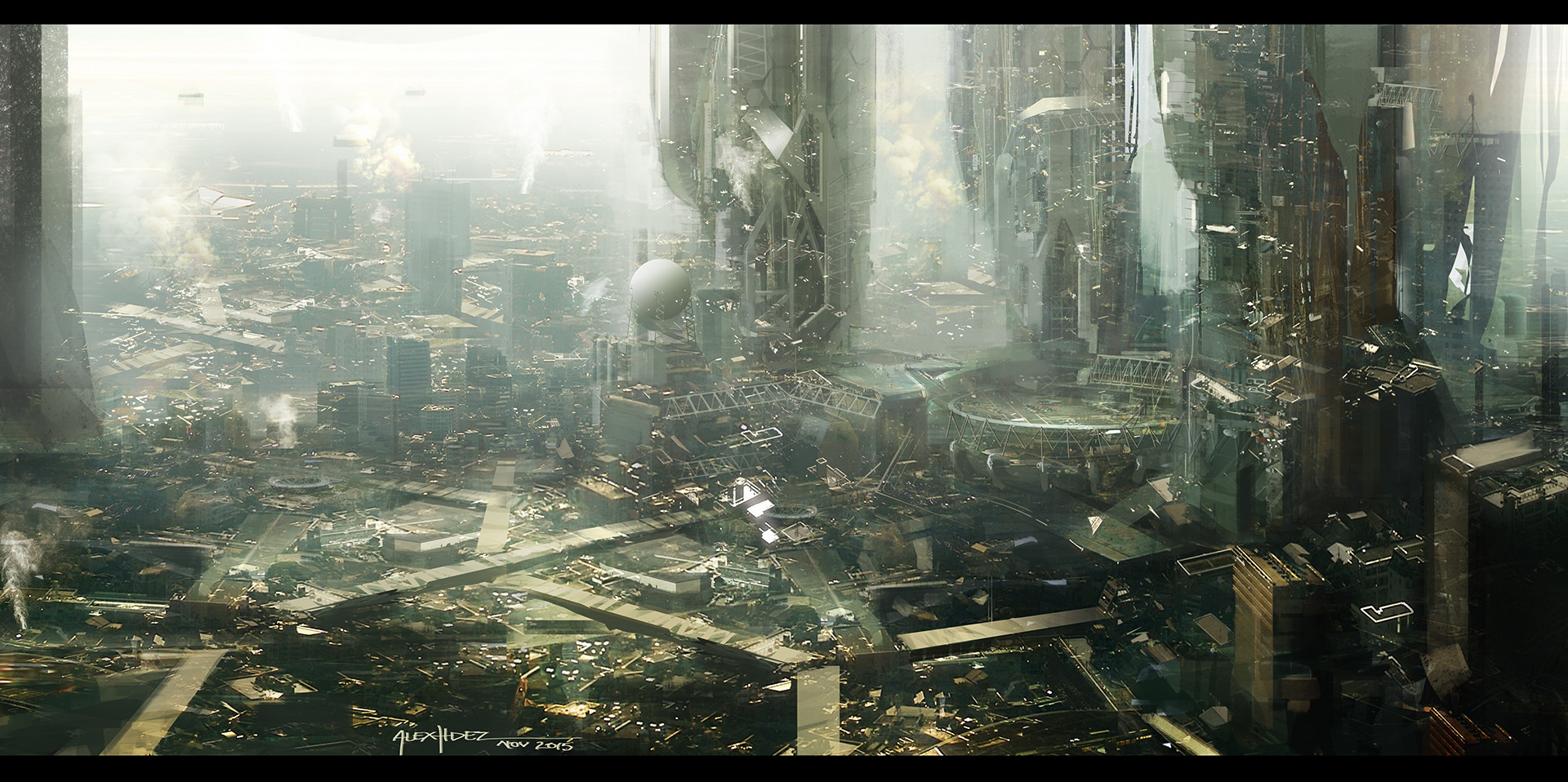 ArtStation - Mech city.