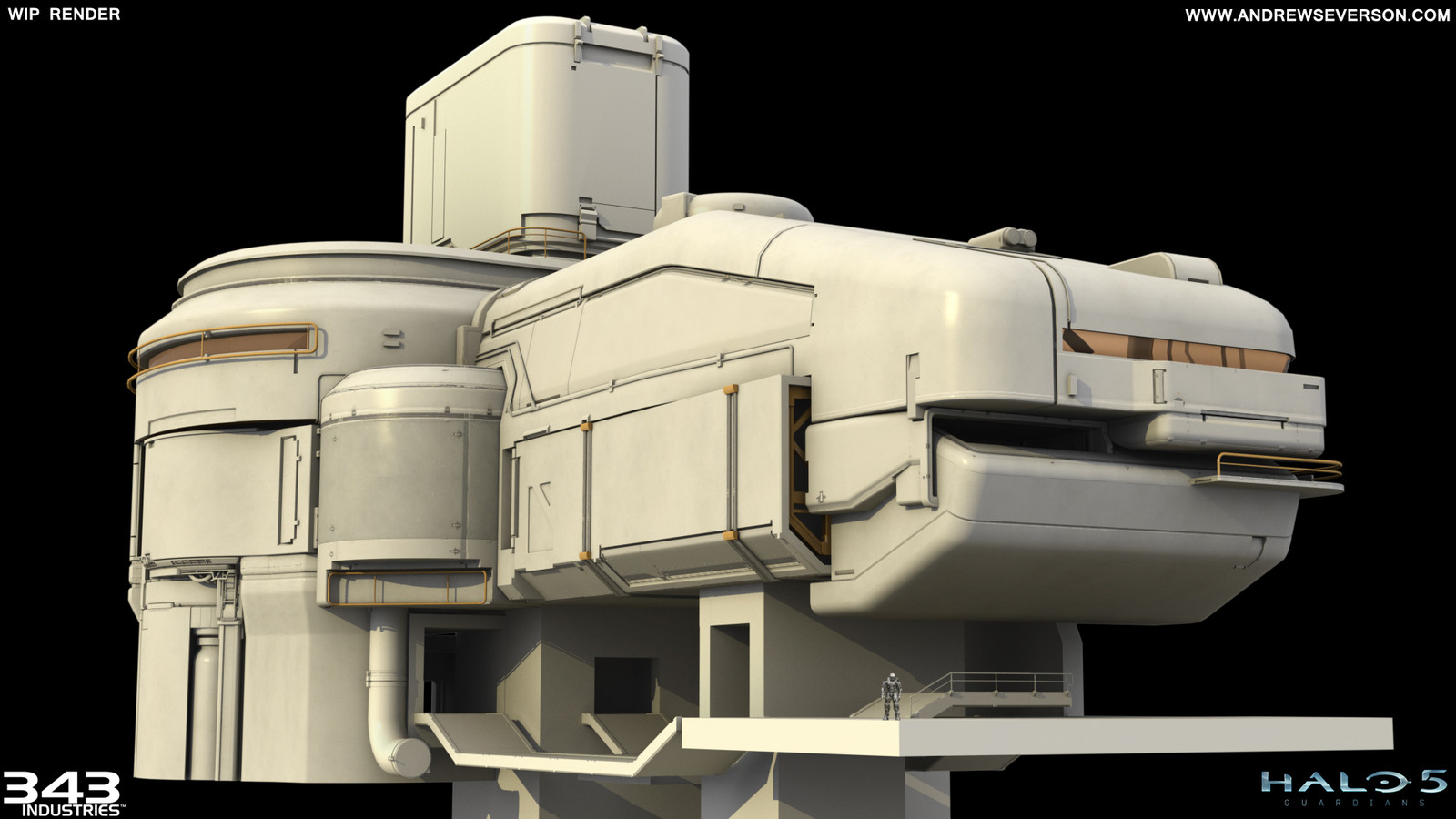 Andrew Severson - Halo 5 - Renders and WIP