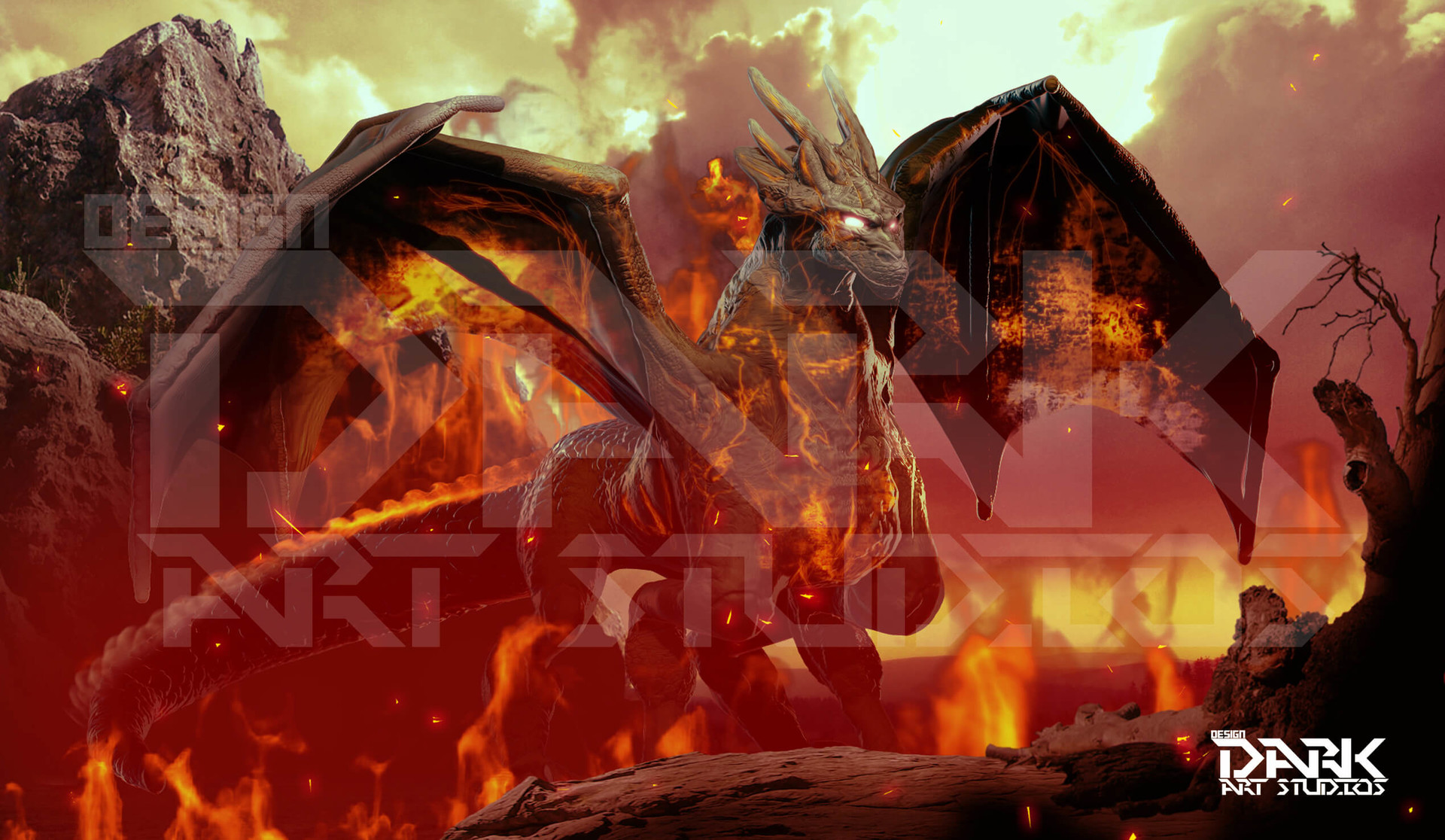 ArtStation - Dragon king - Dark Art Studios