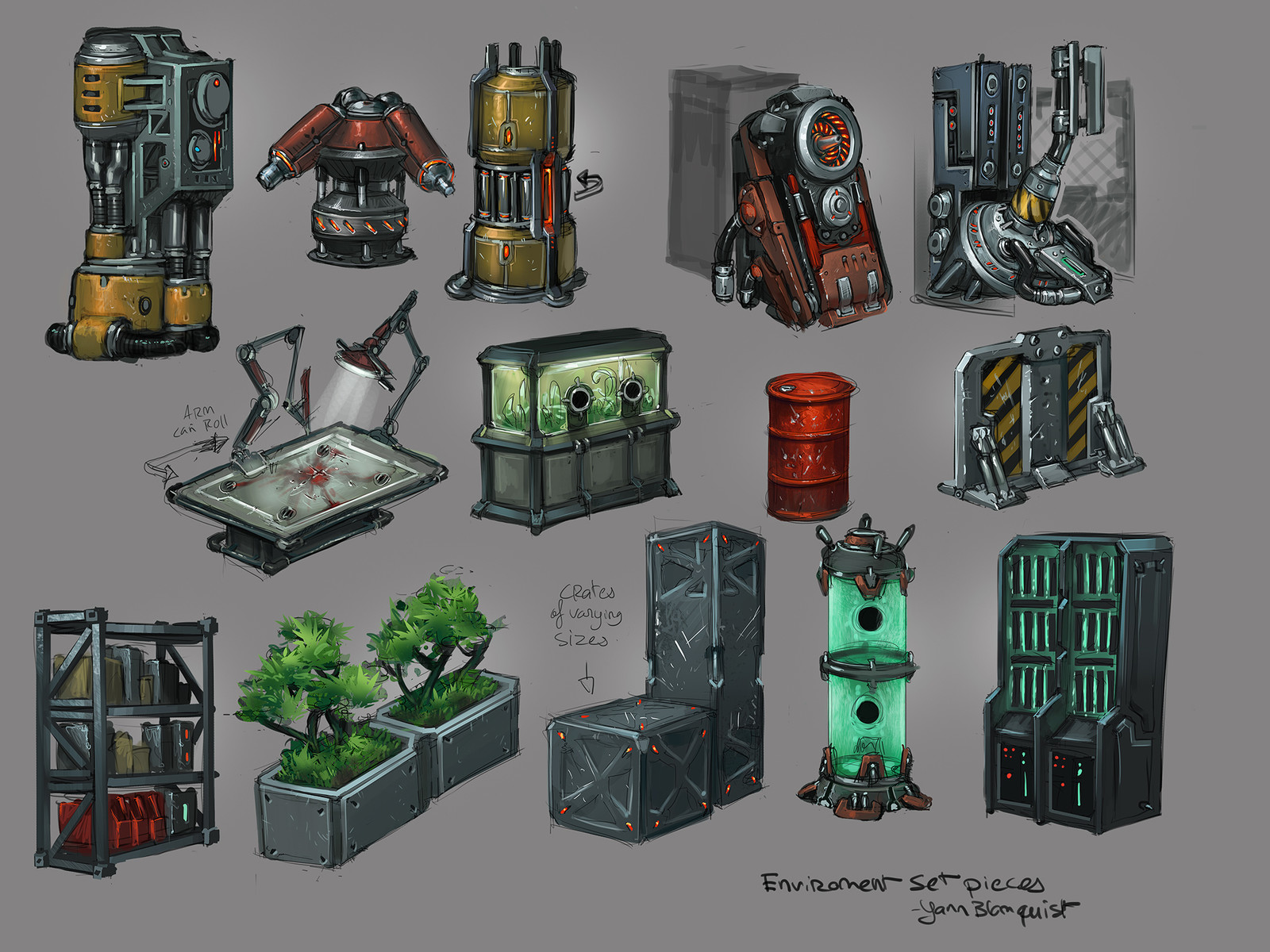 Yann Blomquist - Sci-fi Game project