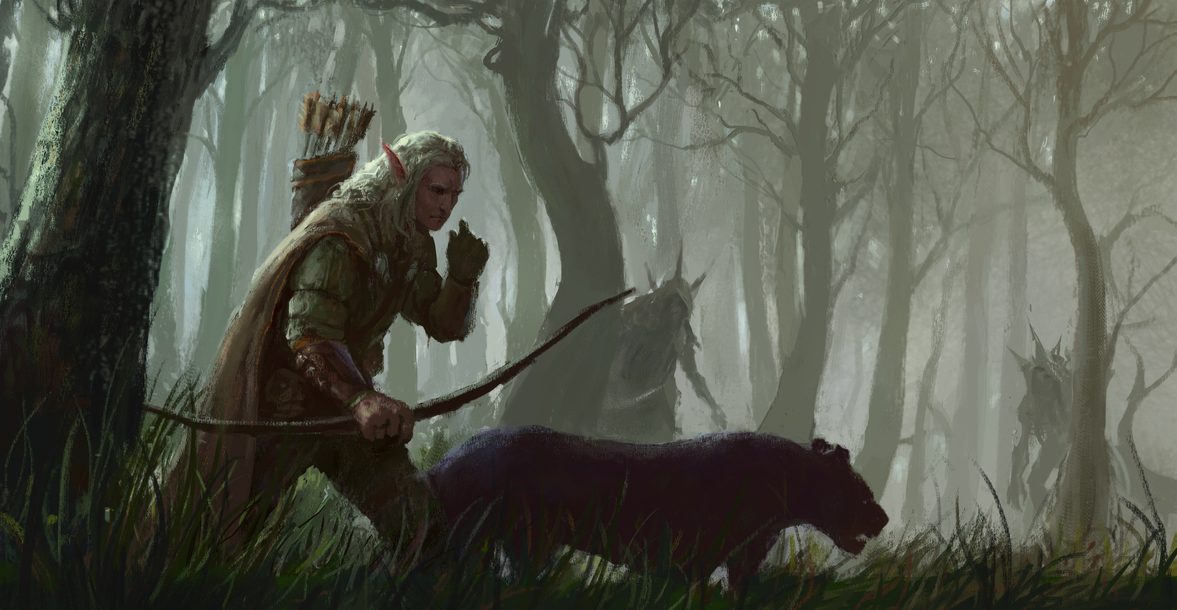 Elven Hunter by Eugene Pidhainyi : r/ImaginaryElves