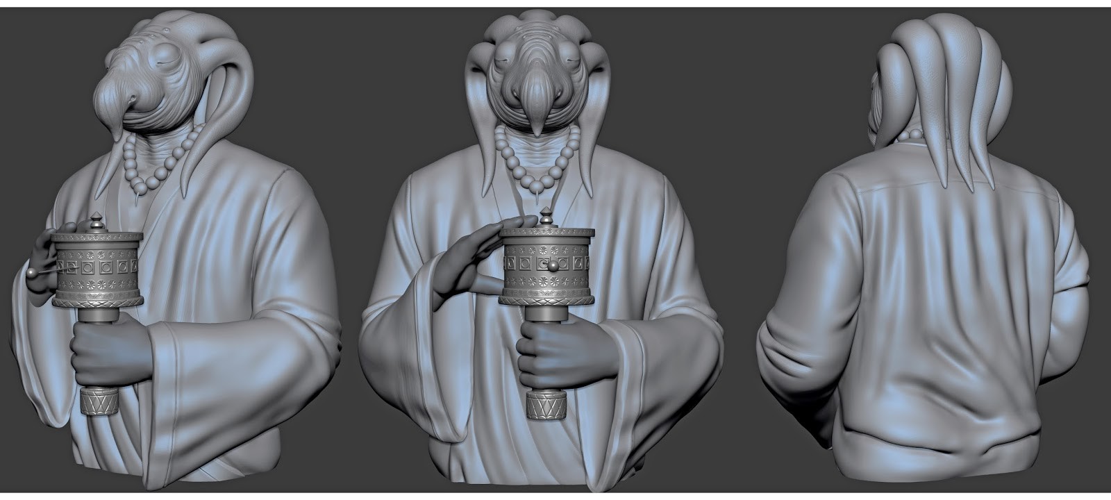 ArtStation - Kunchn (Dhruva Interactive Speed sculpting competition)