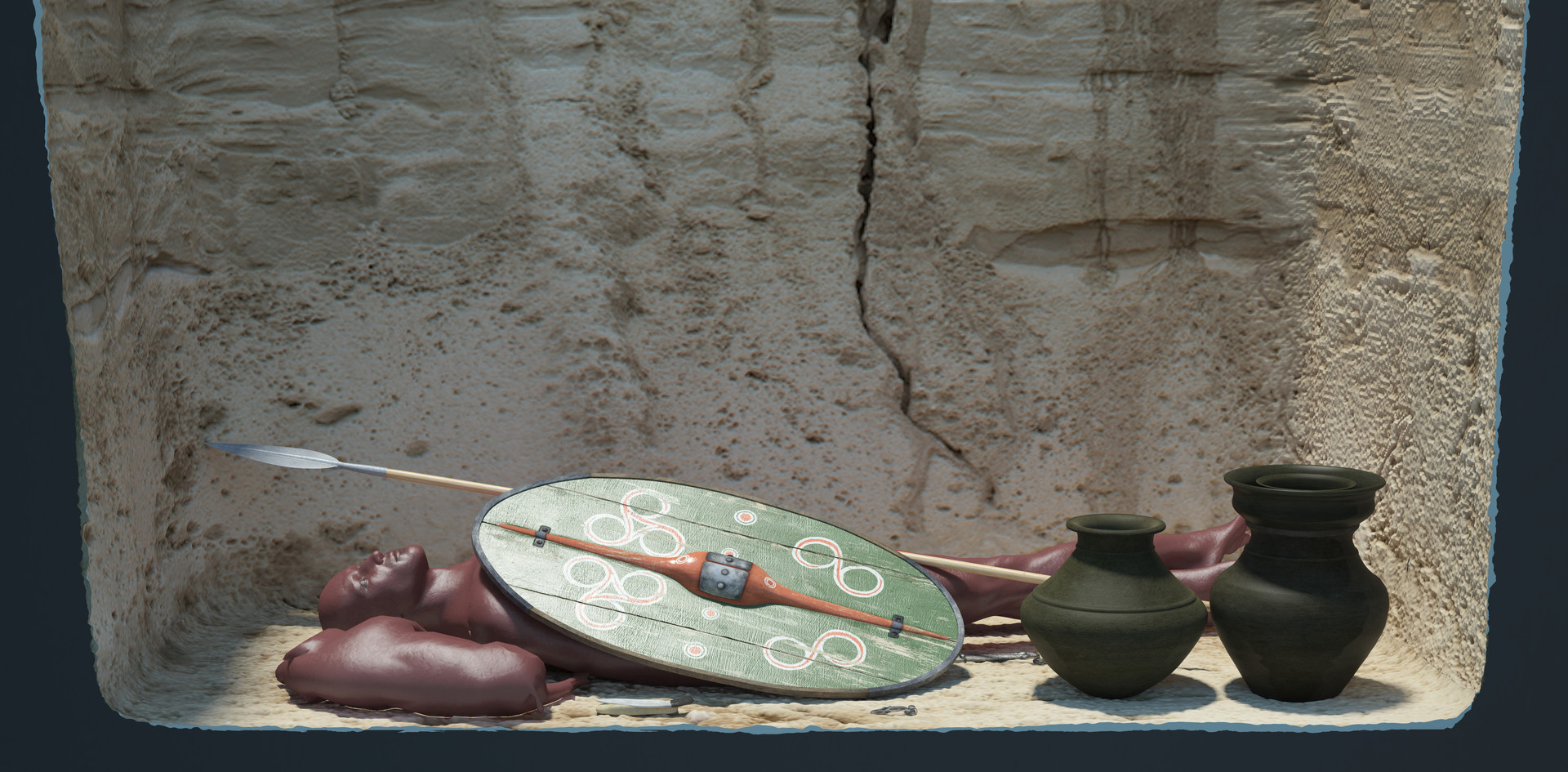 ET Mawerick - Celtic warrior grave