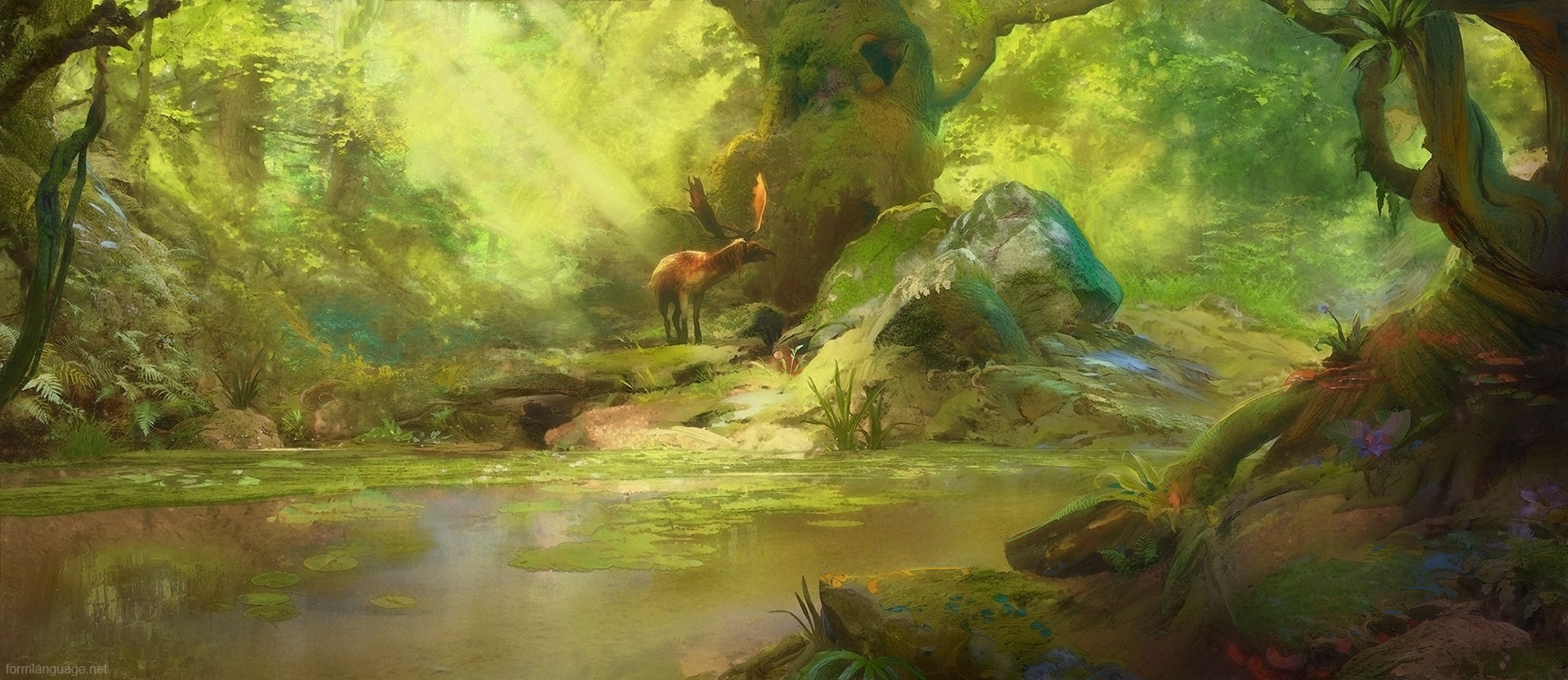 ArtStation - The Old Forest