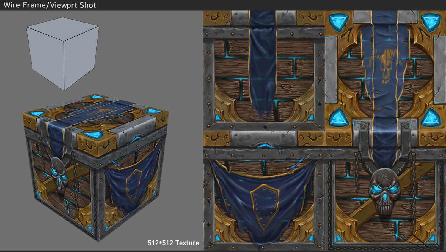 ArtStation - Box_handpainted texture(2013)