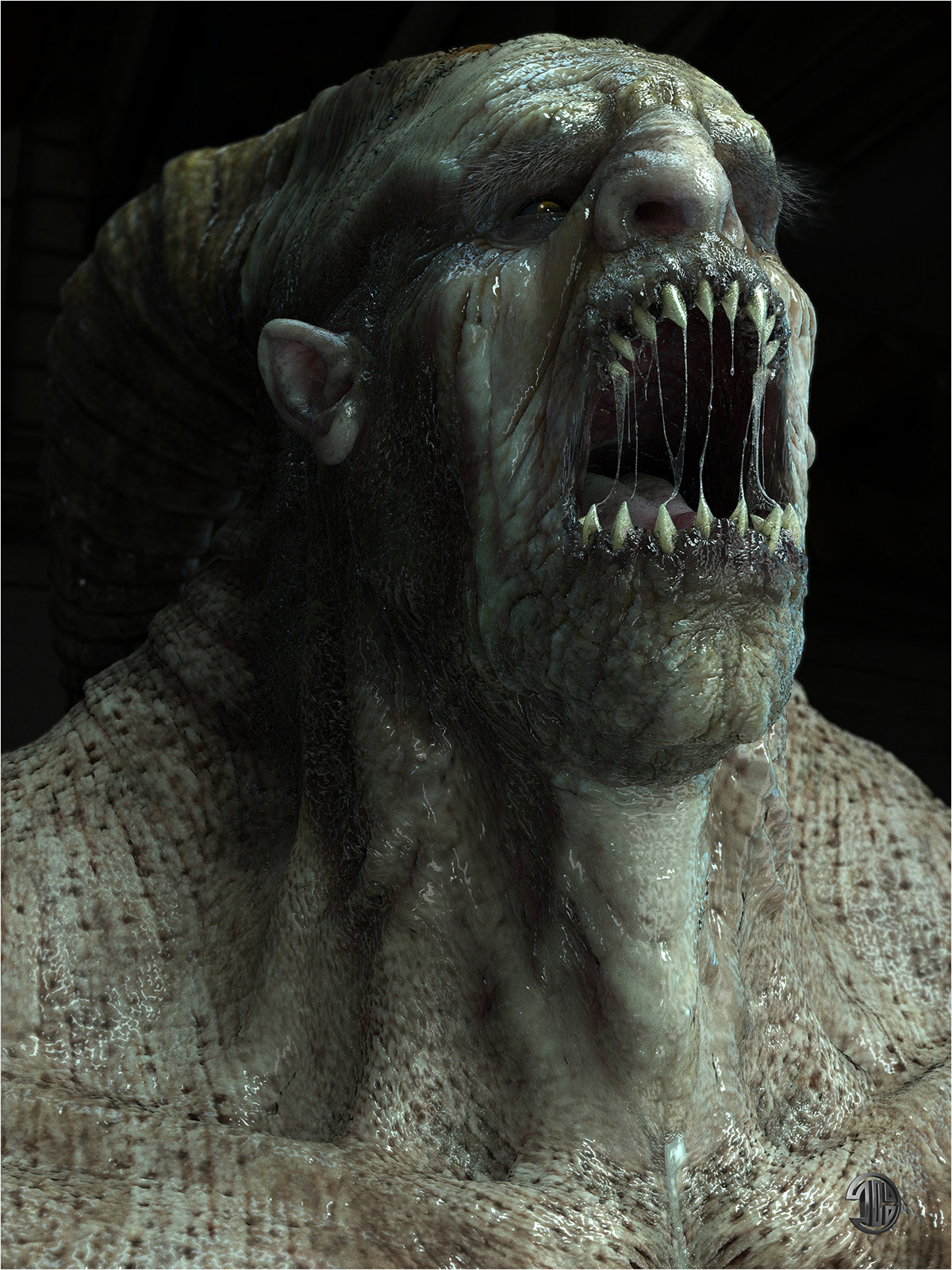 ArtStation - Troll by TITI WIP02