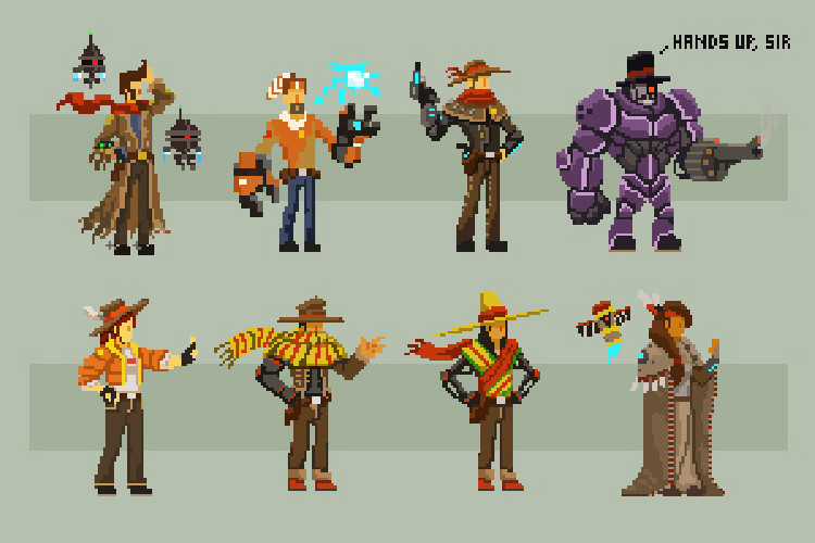 ArtStation - Outlaw Space Pixel Tests