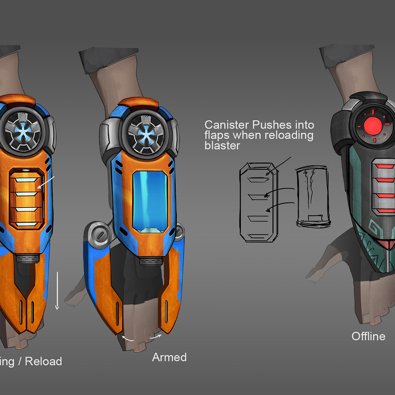 ArtStation - Eli - Wristblaster, José Arias