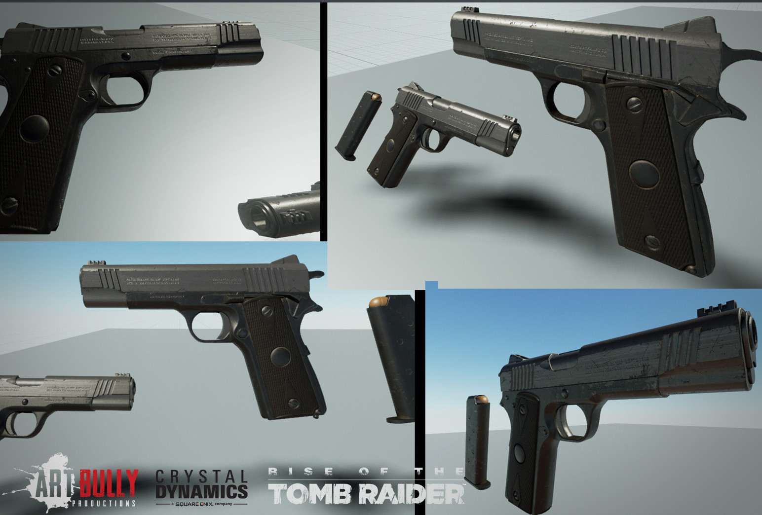 Alex Ponomarev - Semi Auto Pistol Rise of the Tomb Raider