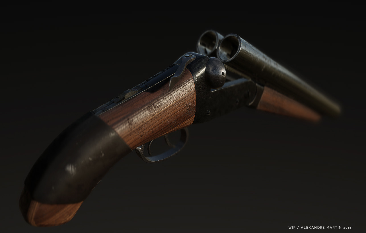 ArtStation - wip gun / Texture 1024*1024