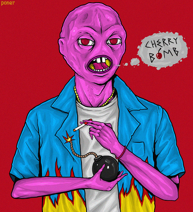 ArtStation - Tyler, The Creator - Cherry Bomb