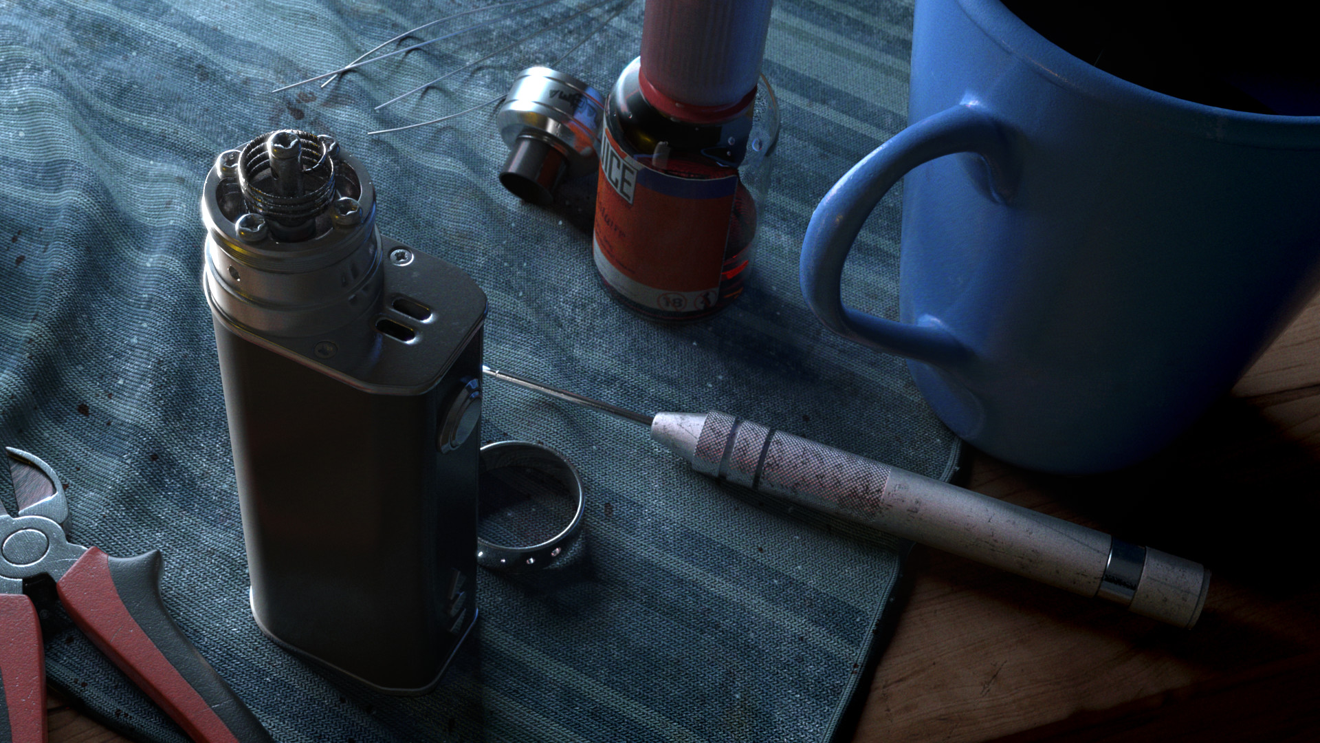 ArtStation - Electronic vape mod