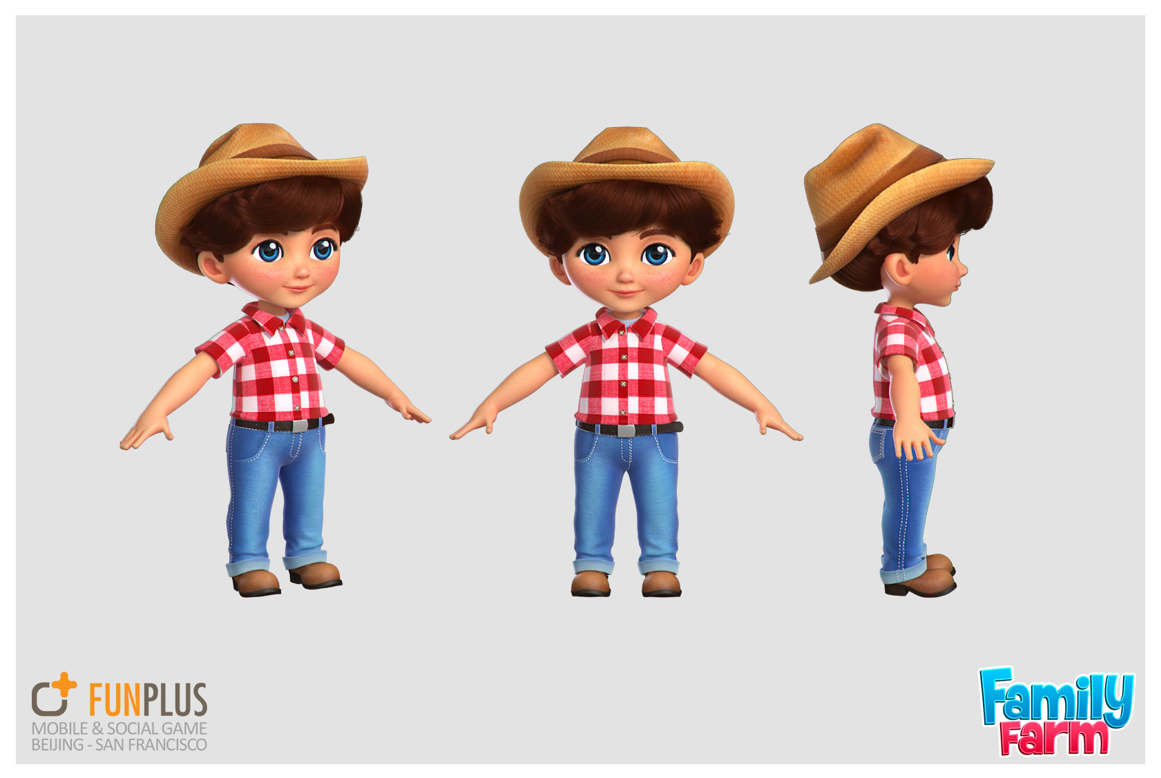 ArtStation - FamilyFarm Character 3D