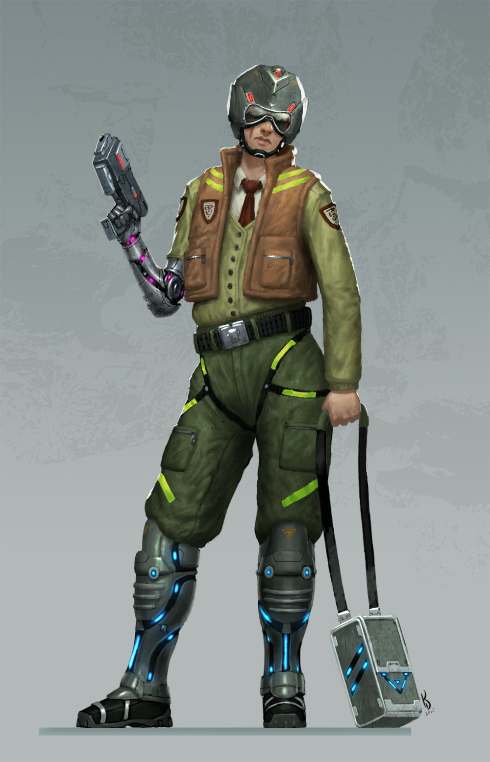 ArtStation - Cyberpunk Pilot