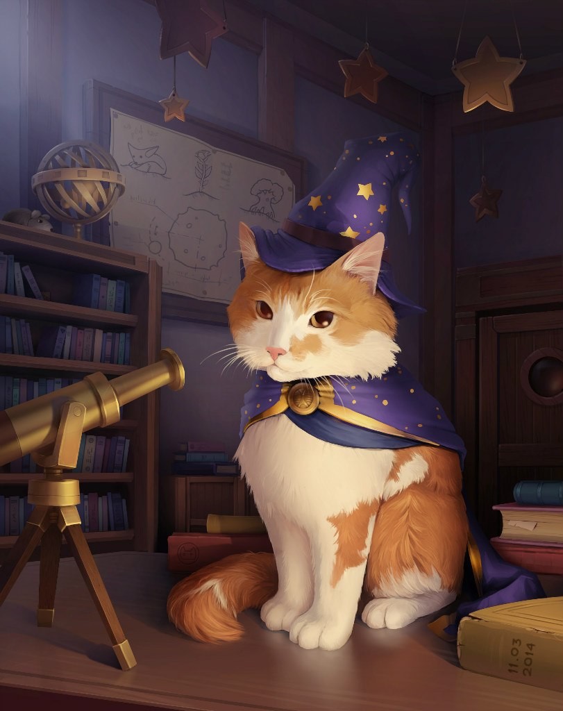 ArtStation - cat portrait 1