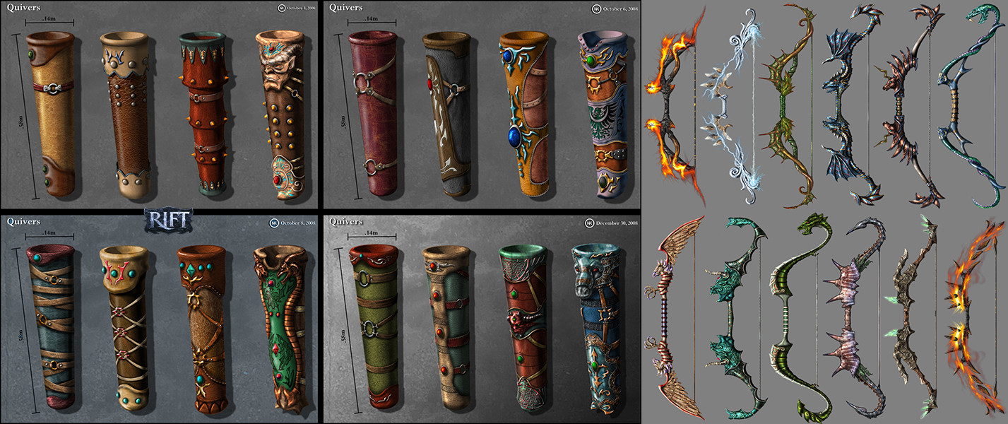 Ken Nguyen - Fantasy Weapons - MMO Rift