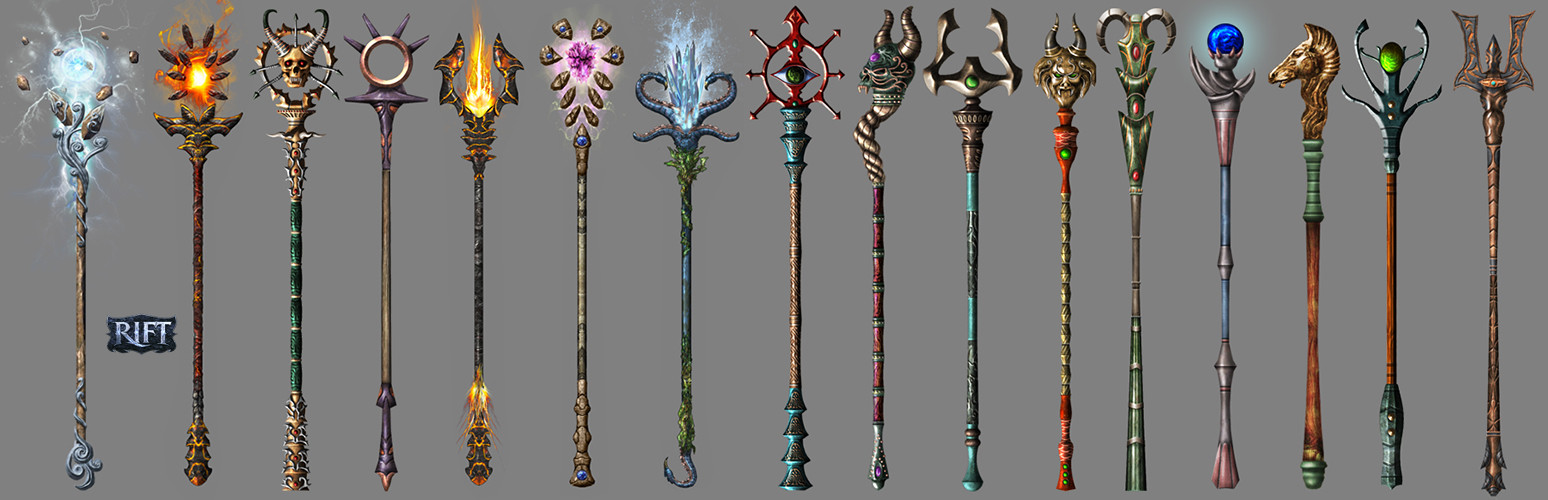 Ken Nguyen - Fantasy Weapons - MMO Rift