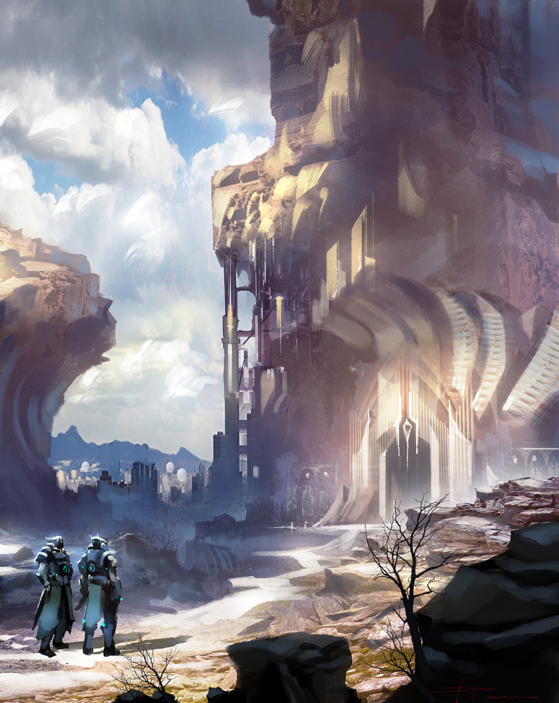 ArtStation - Concept practice- Gate??gogo~~!!