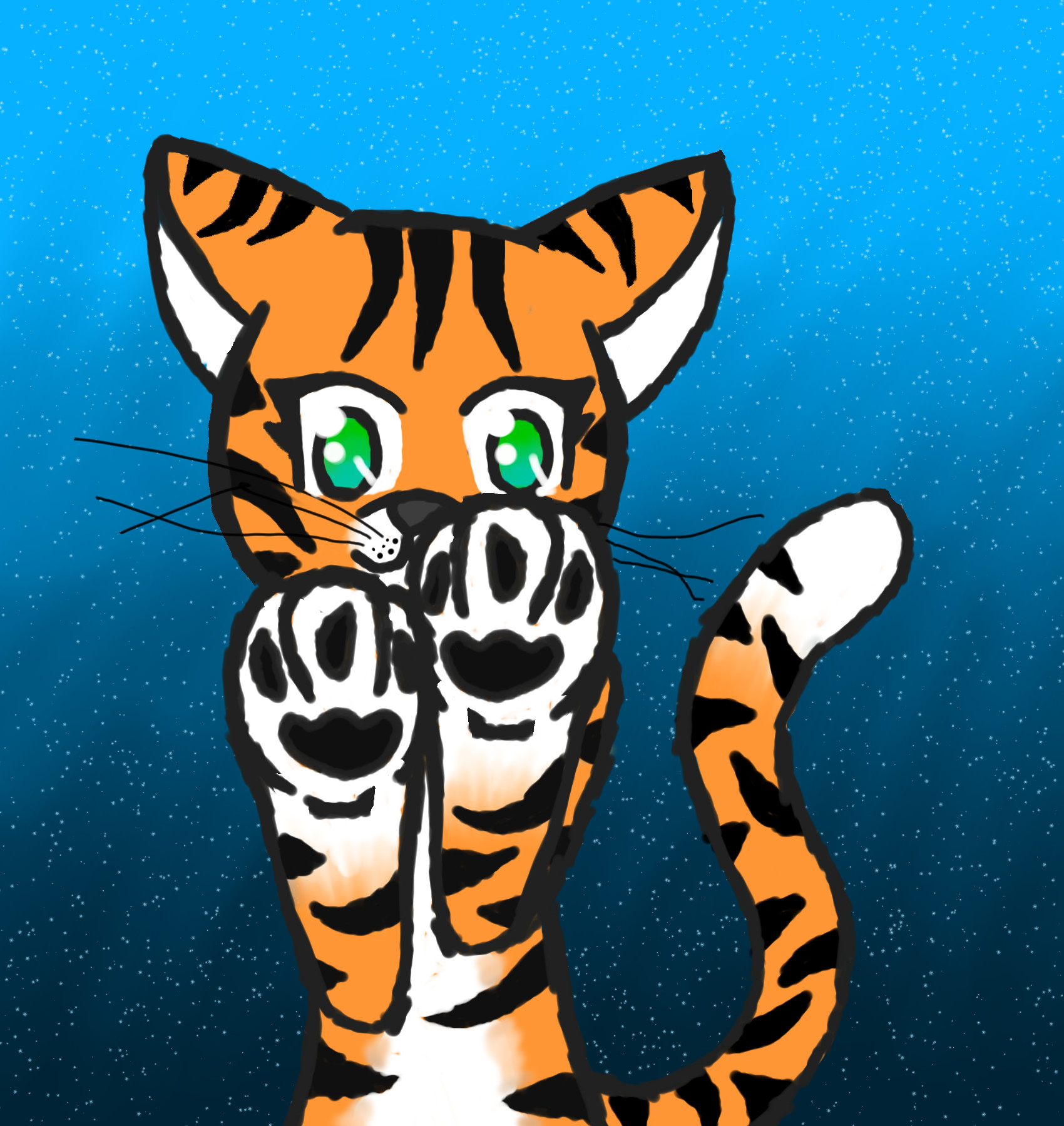 ArtStation - Tiger kitty