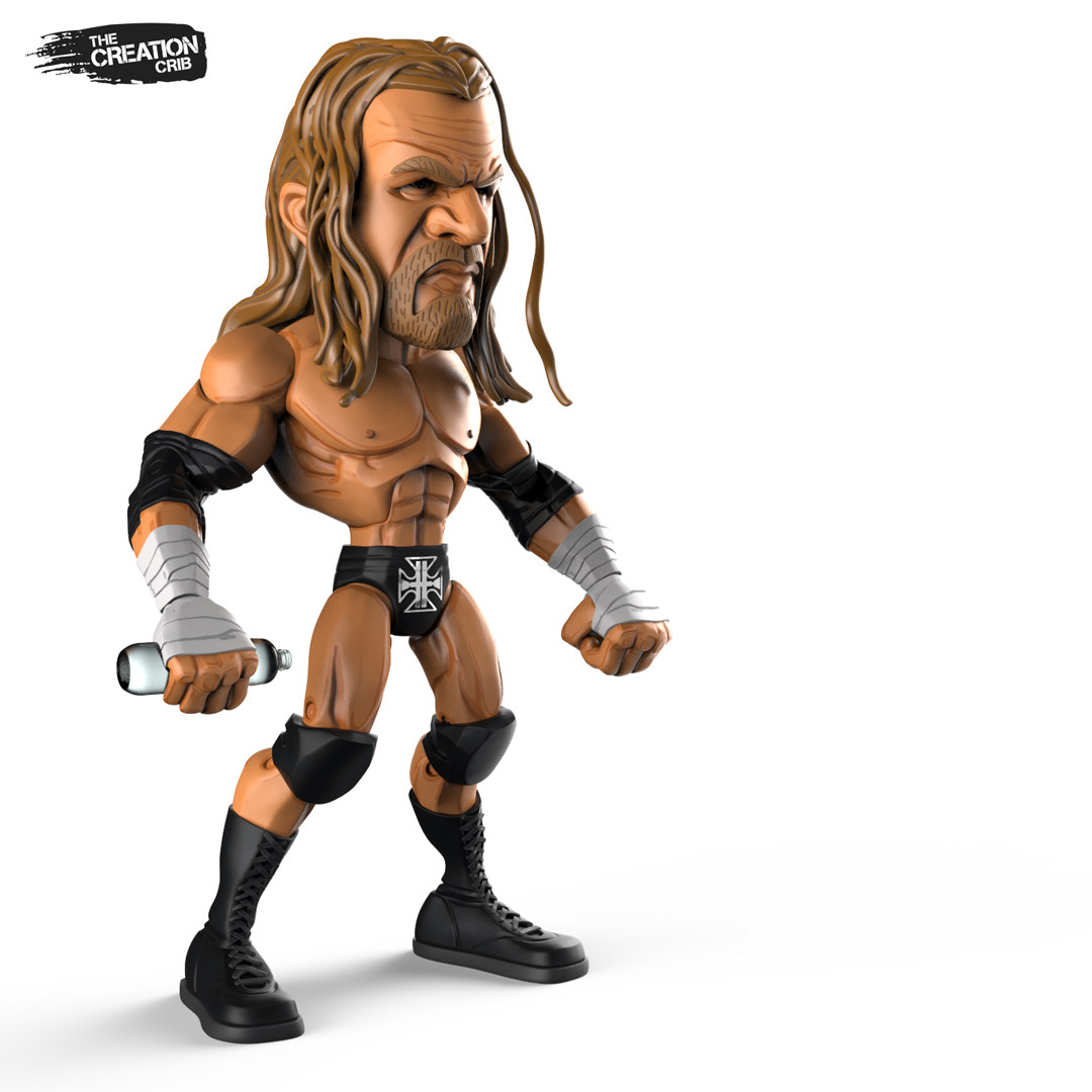 Brian Baity - Triple H stylized designer toy concept