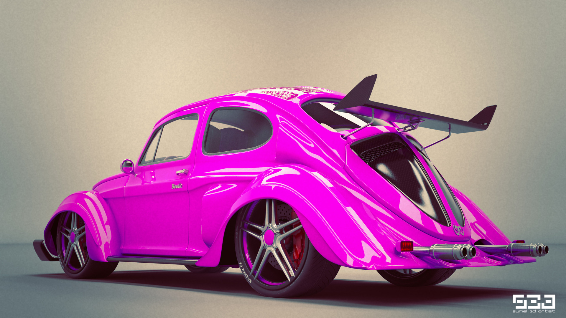 Hector "Mermac" Suriel - VW Beetle 1969 Mermac's Girls Edition