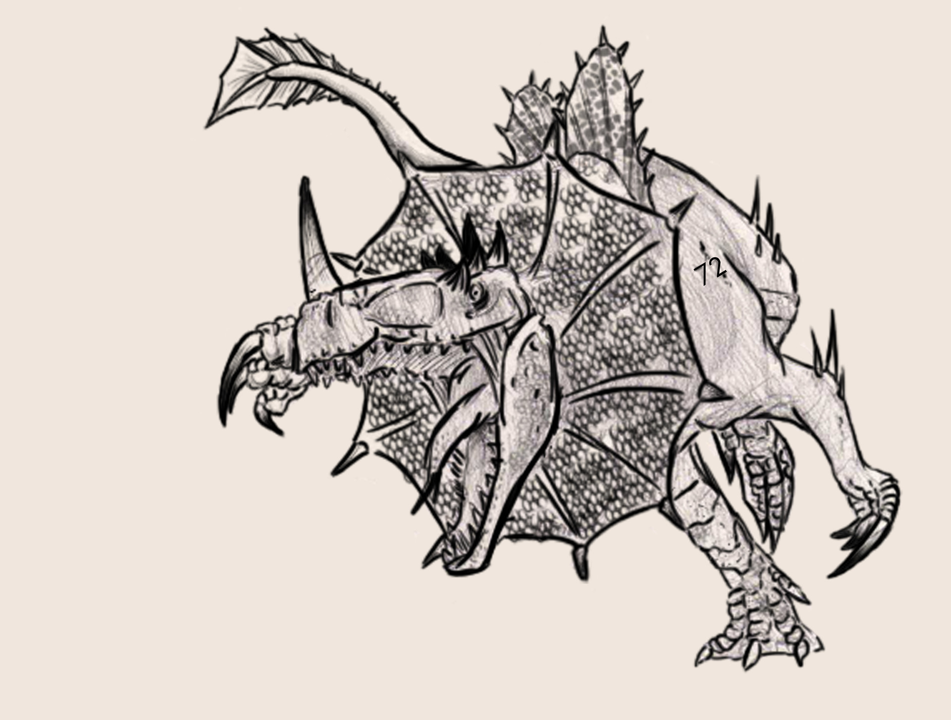 how to draw dinosaur hybrids