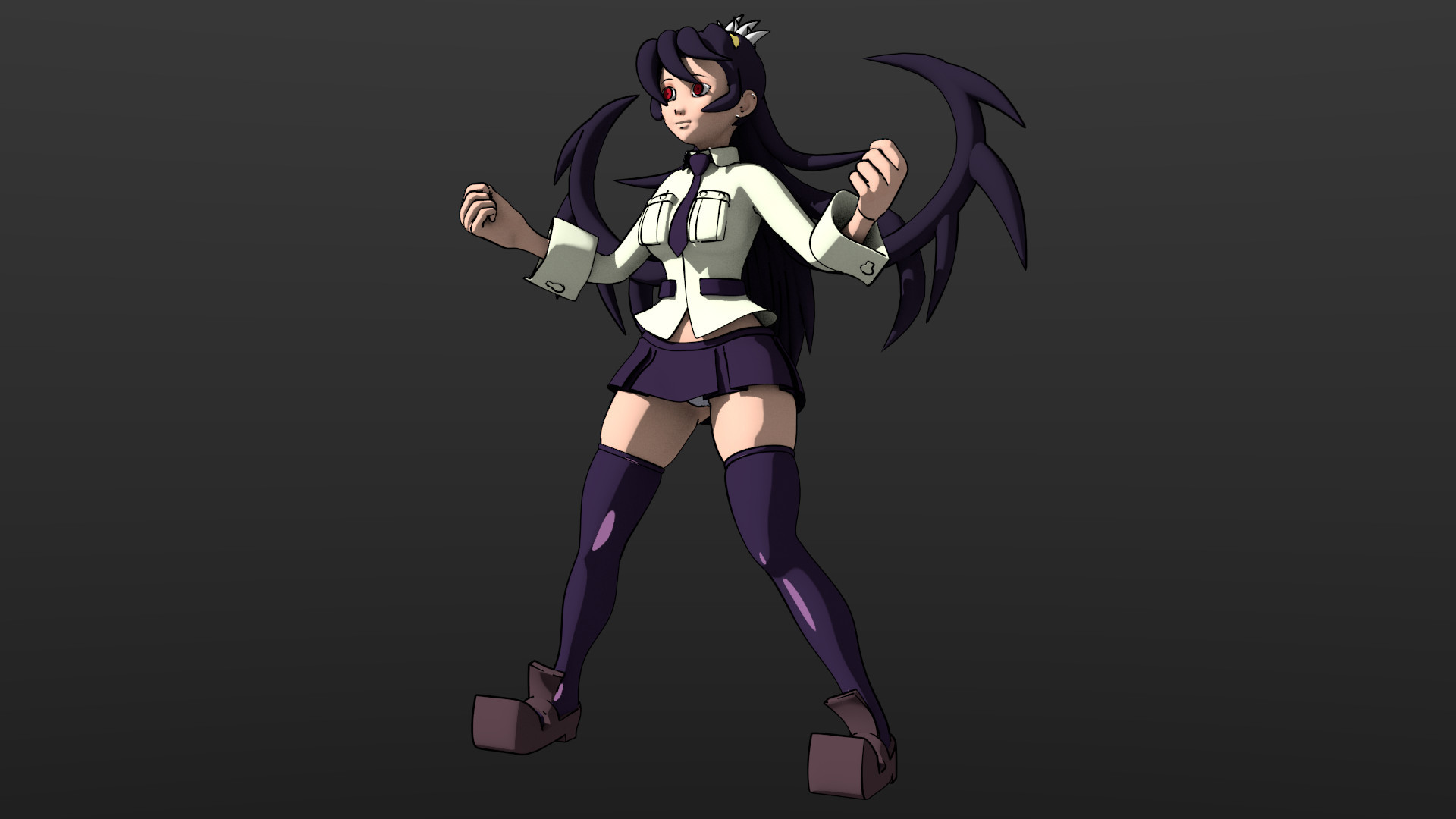 Skullgirls Filia Wallpaper