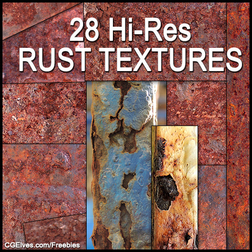 ArtStation - 28 HD Free Rust Textures Pack