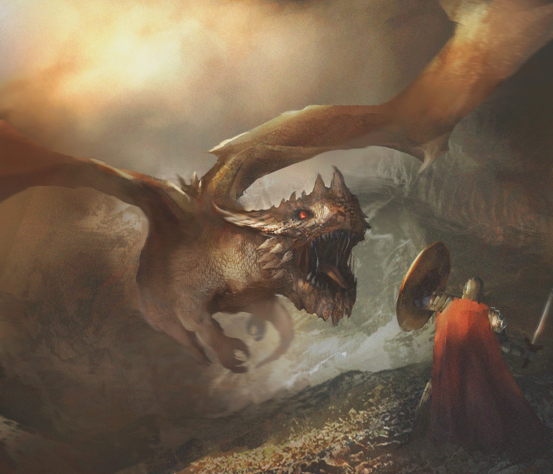 ArtStation - Dragon war