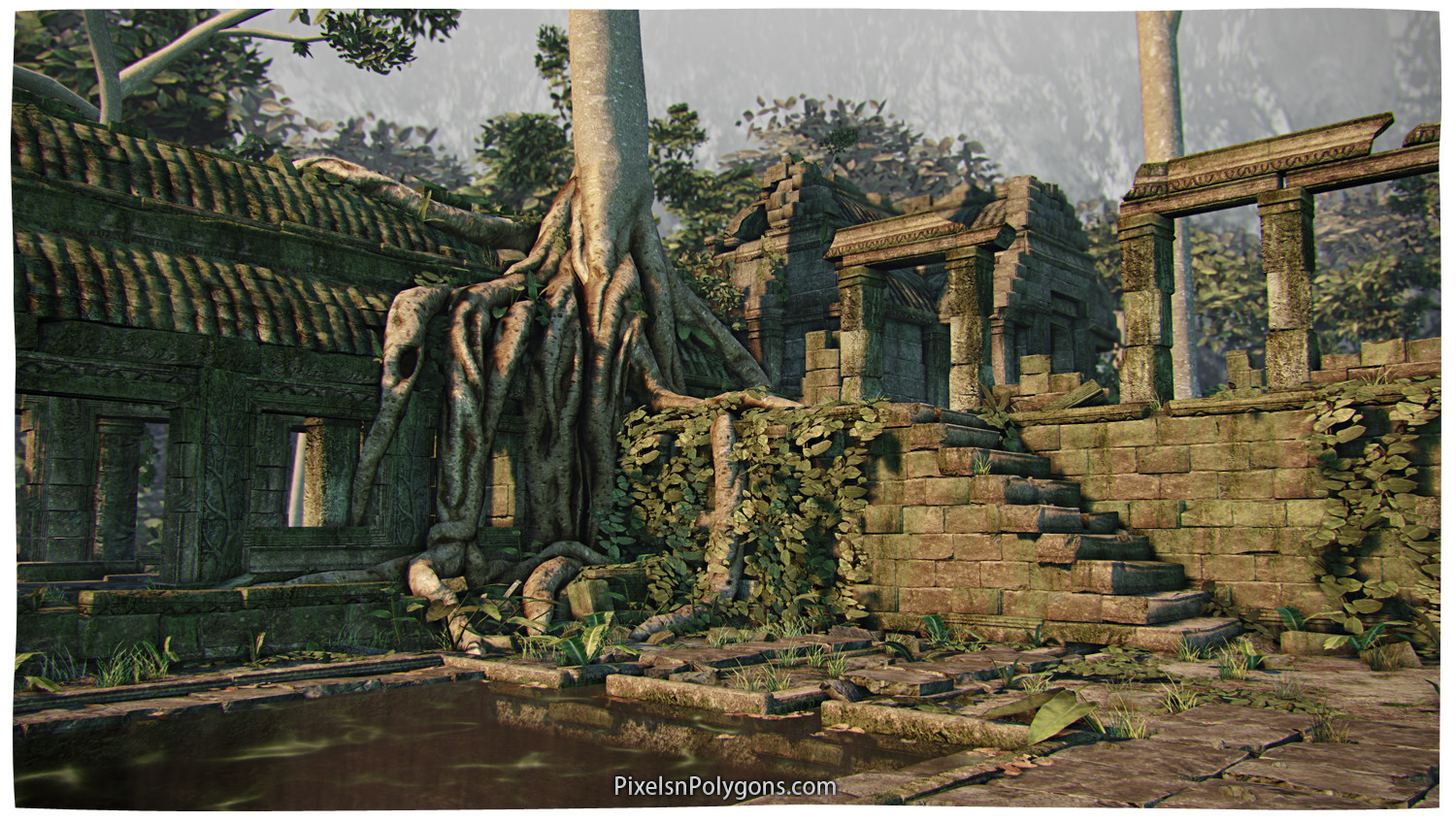 ArtStation - Personal Project - Angkor Wat