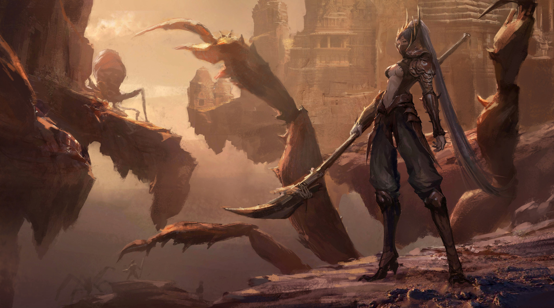 ArtStation - Desert assassin series