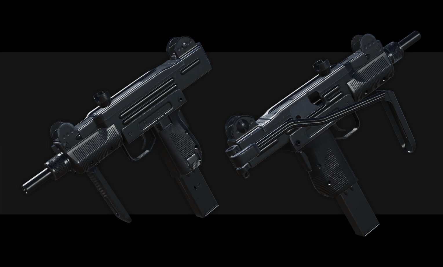 ArtStation - Realtime Mini Uzi