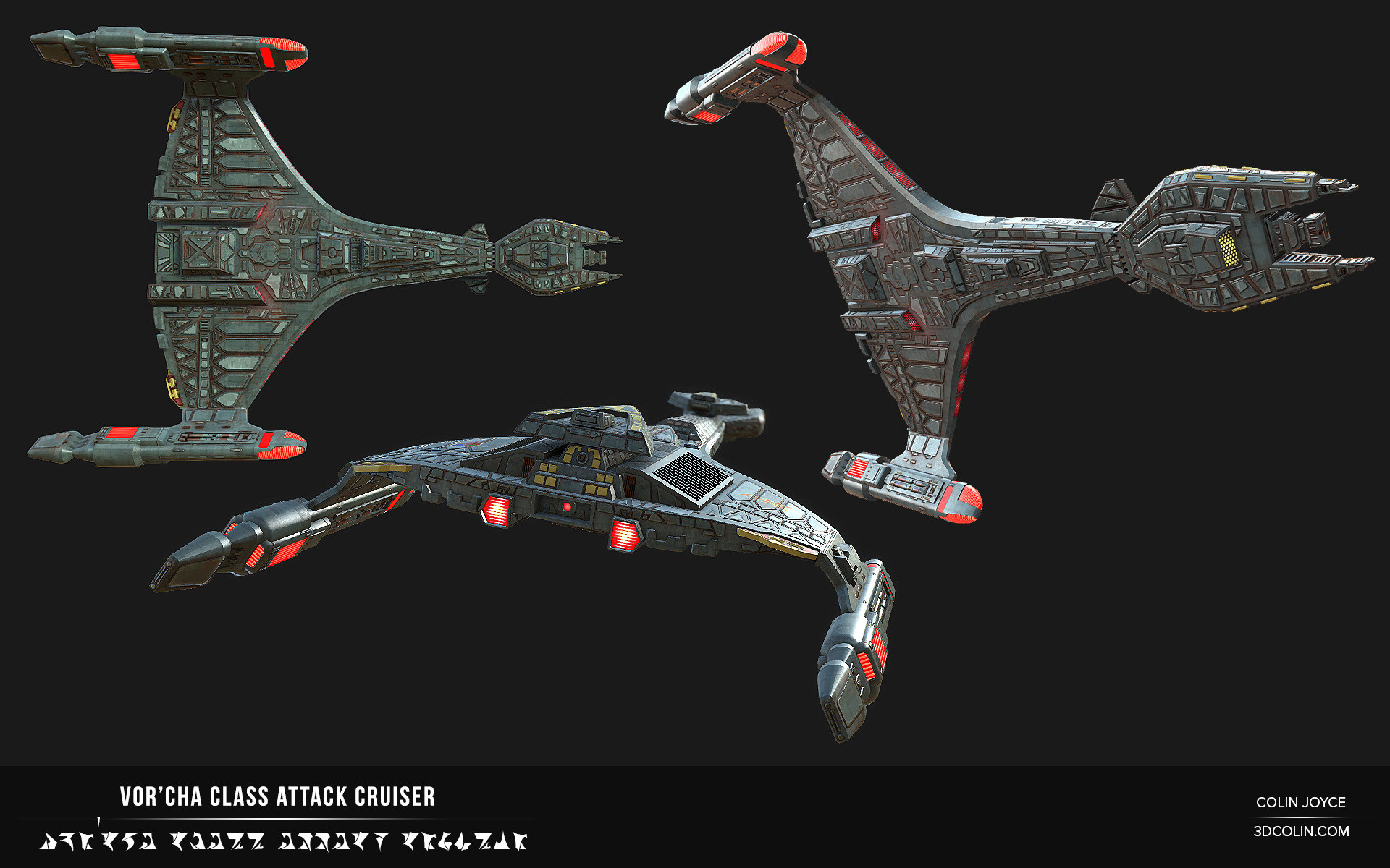 Colin Joyce - Vor'cha Class Attack Cruiser