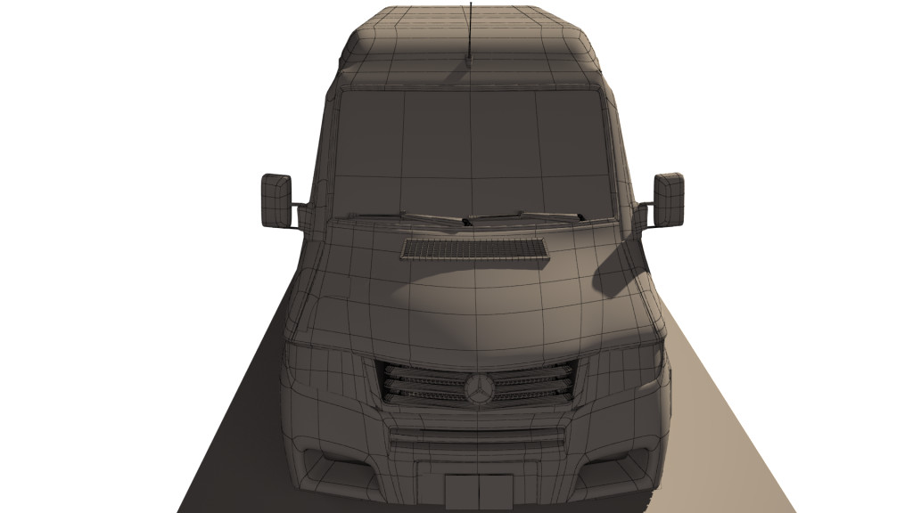 ArtStation - Mercedes Benz Sprinter Vehicle Modelling