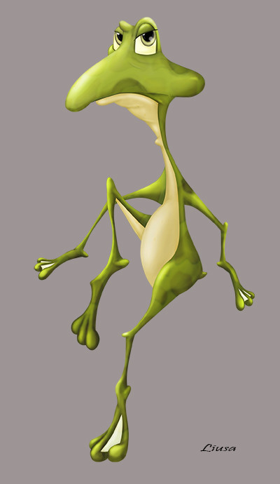 ArtStation - Frog character concept
