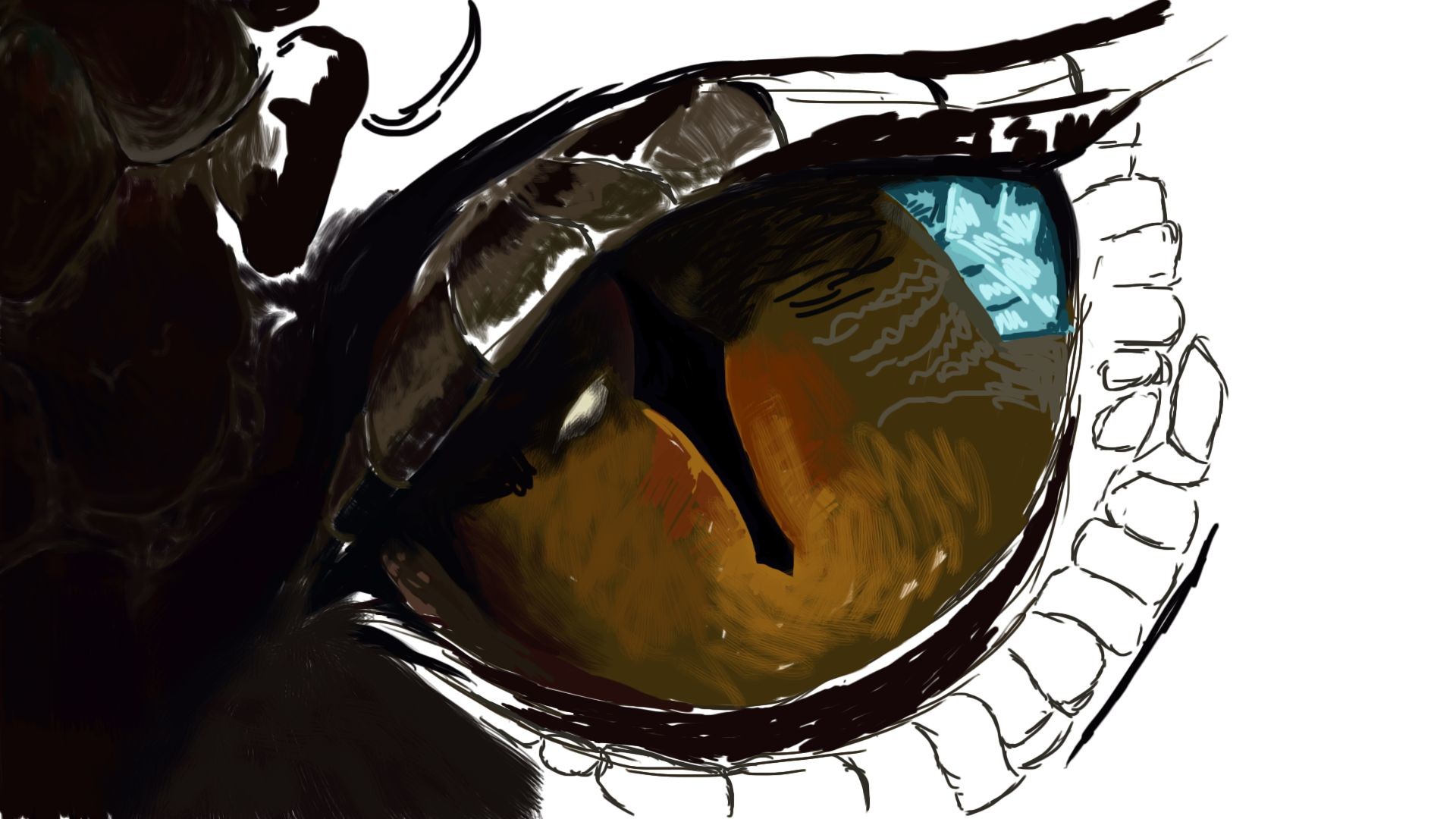 How To Draw Smaug Eye