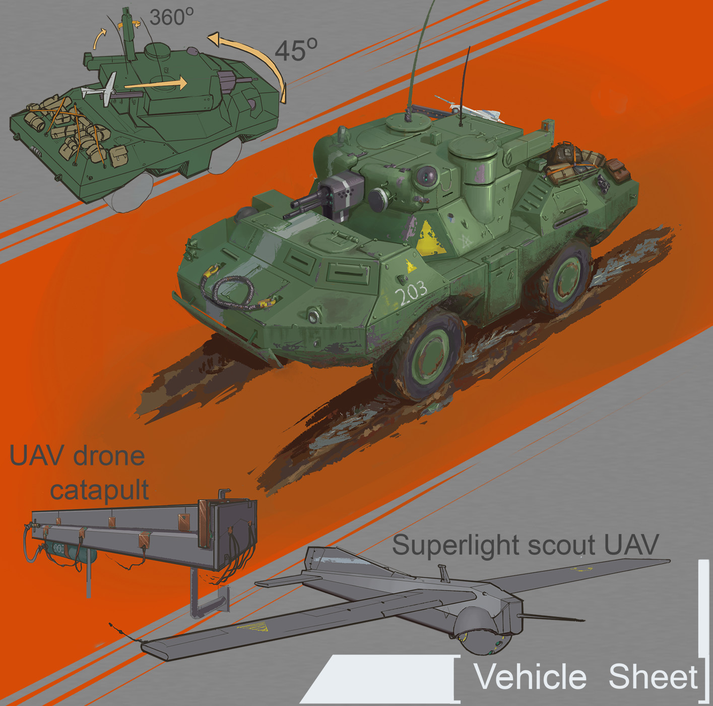 ArtStation - Scout Armored Car