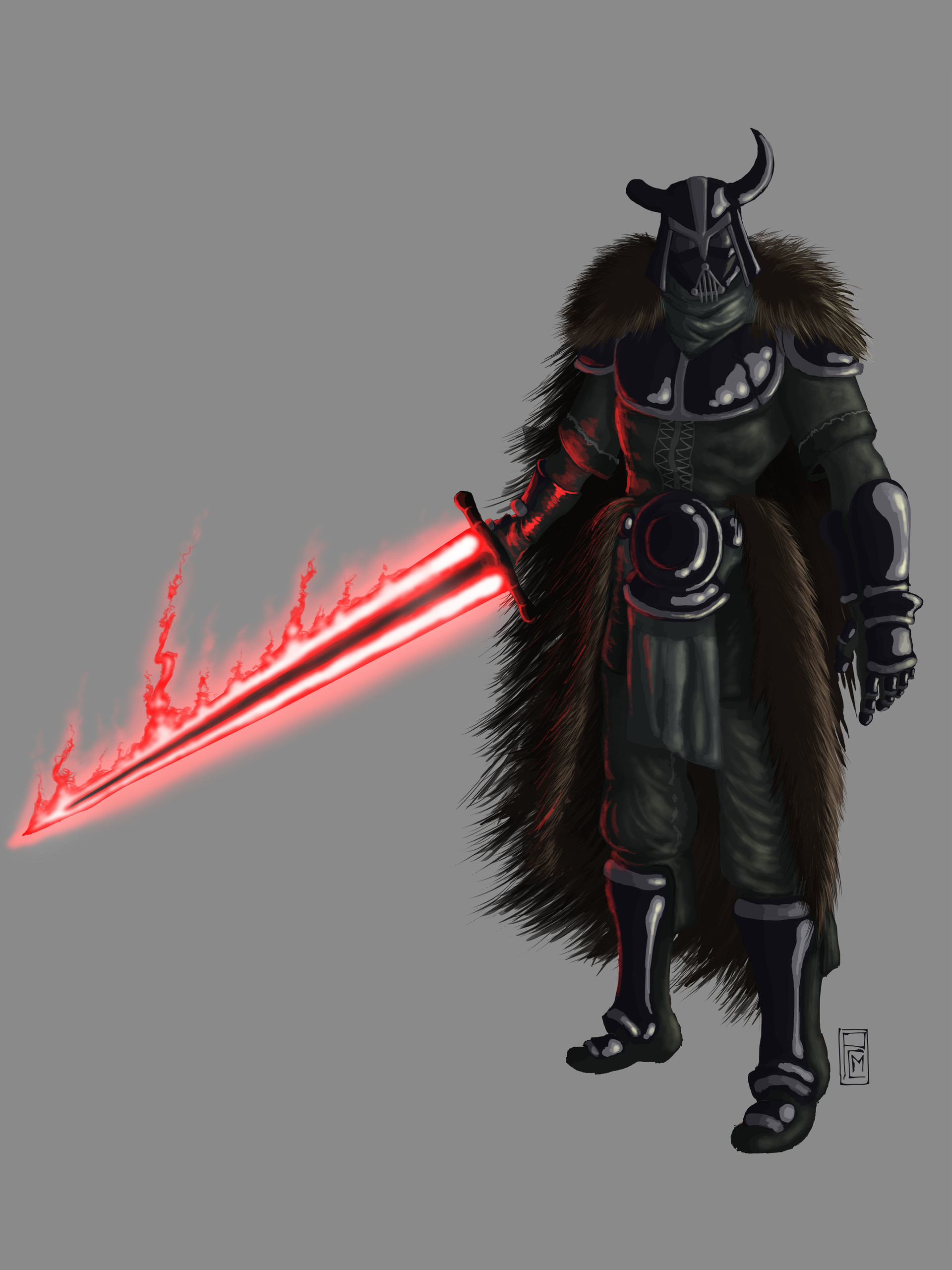 ArtStation - Darth Vader viking style