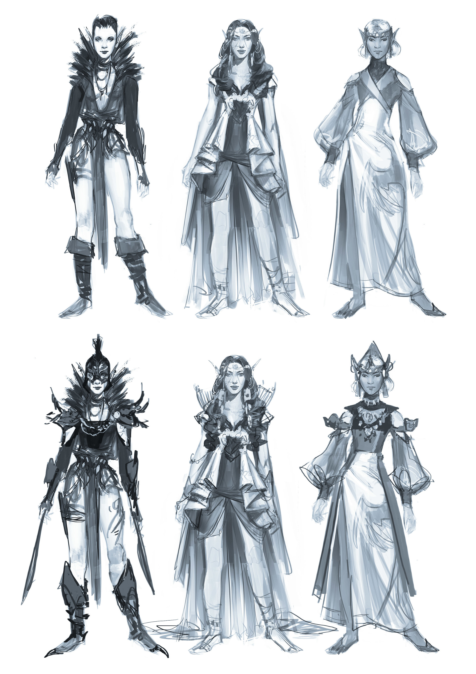 ArtStation - Costume sketches