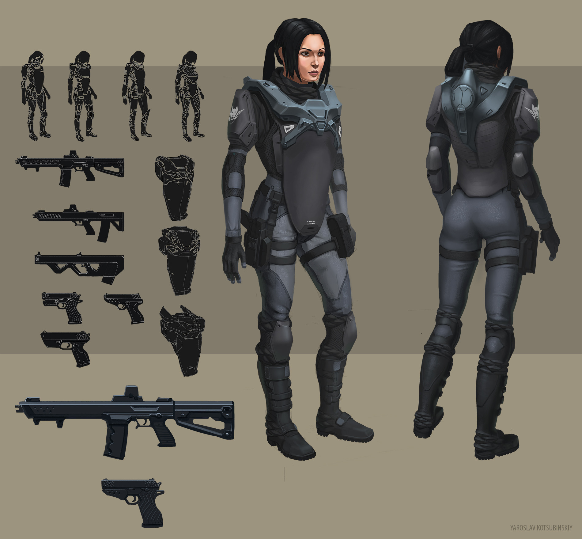 ArtStation - Police Girl